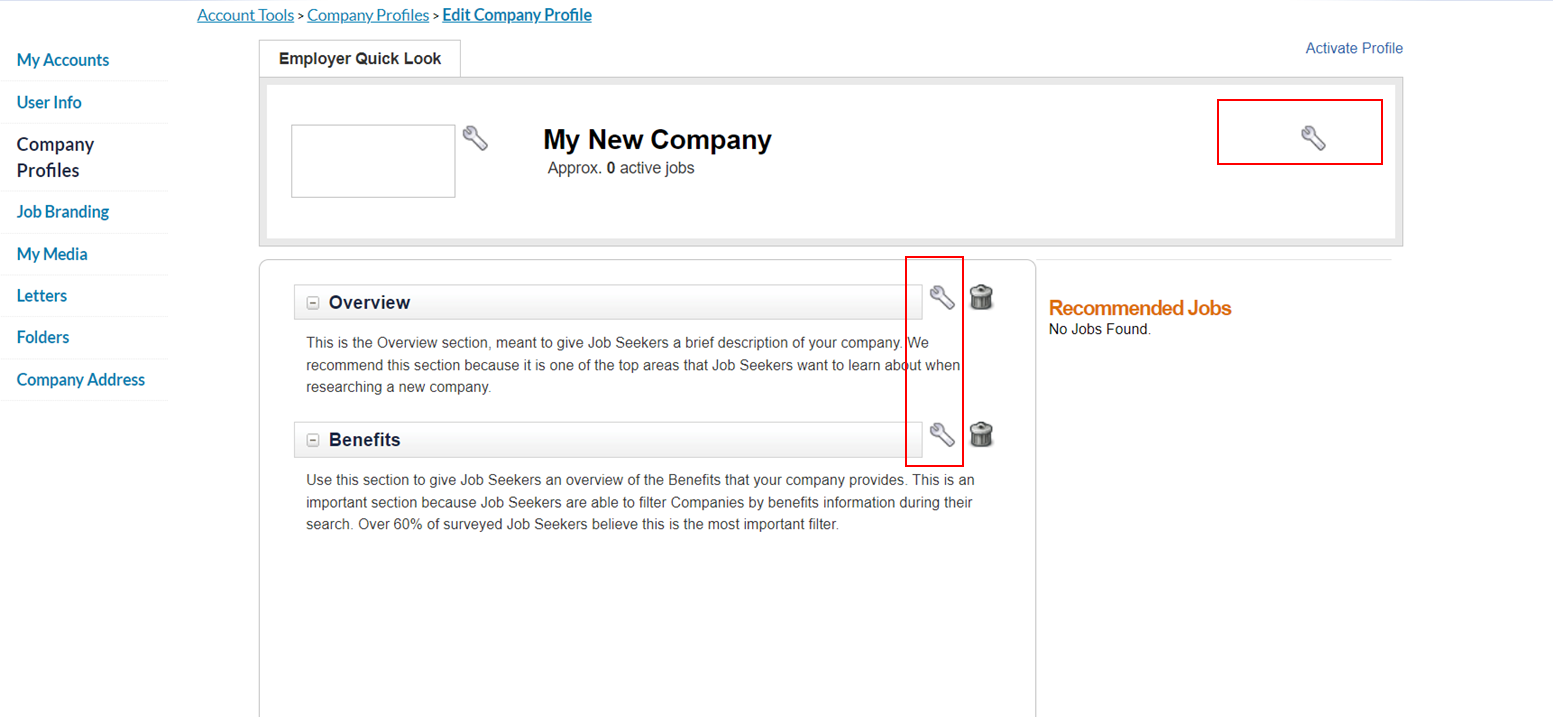 How To Create Company Profiles