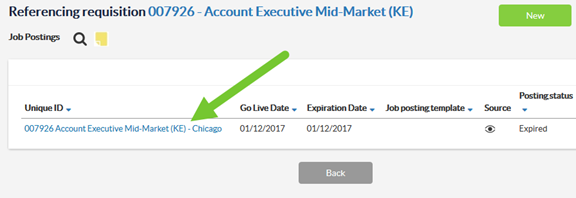 How to Edit External Job Postings in Applicant Tracking